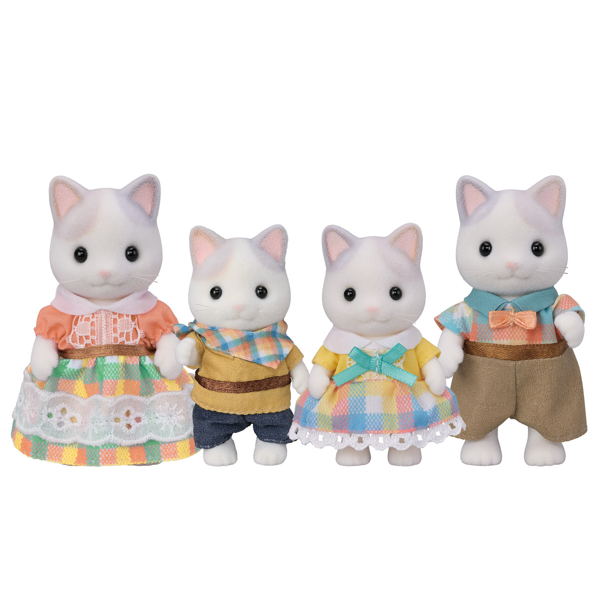 Calico Critters Latte Cat Family - Posable Toy Figures — Learning ...
