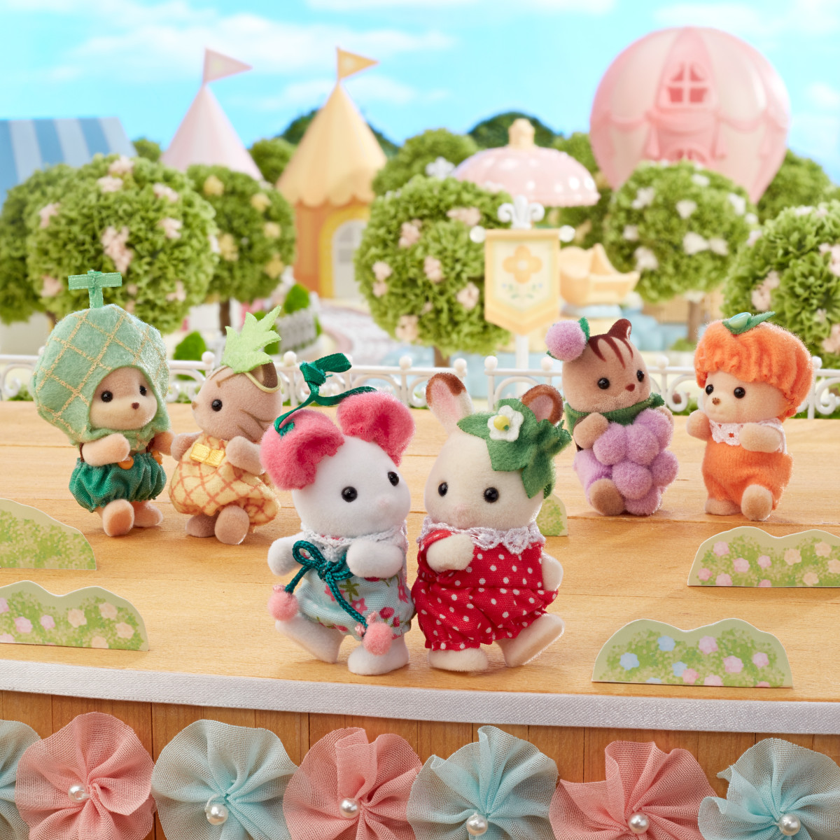 Baby Trio (Fruits) - Calico Critter Online Shop