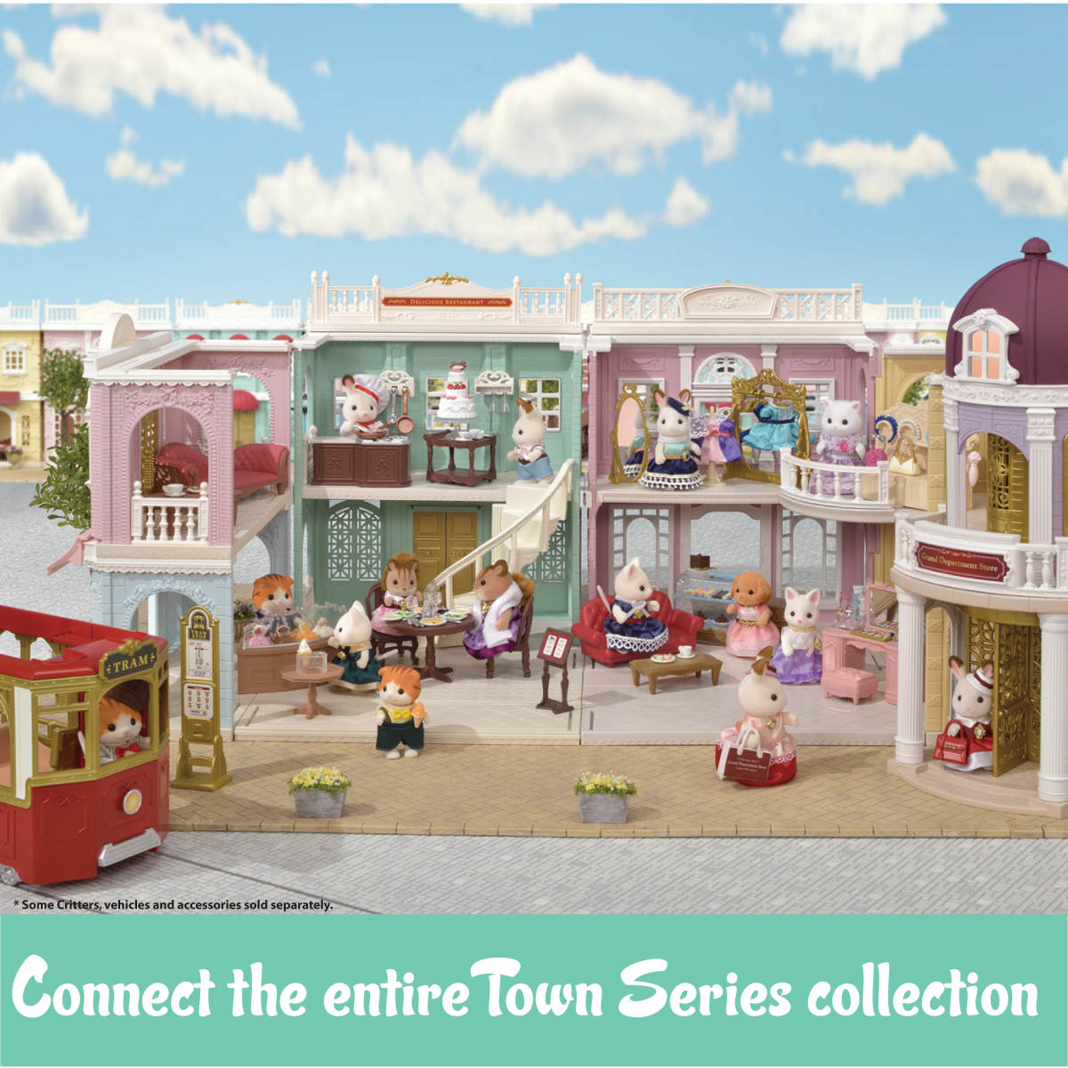 Calico critters town grand department store store