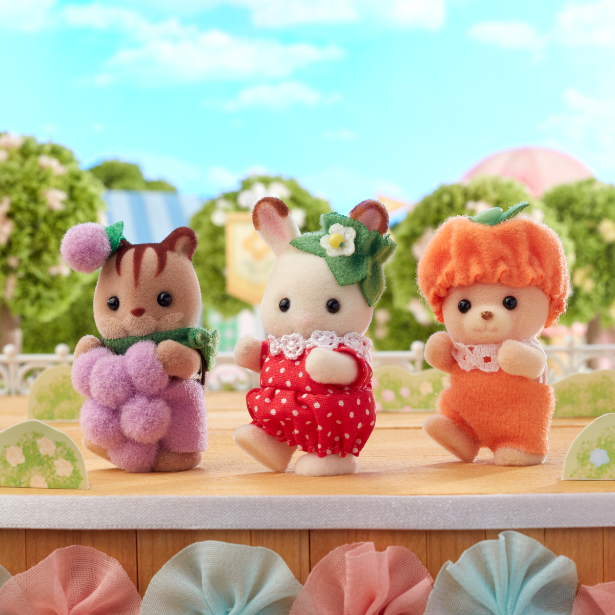 Baby Trio (Fruits) - Calico Critter Online Shop