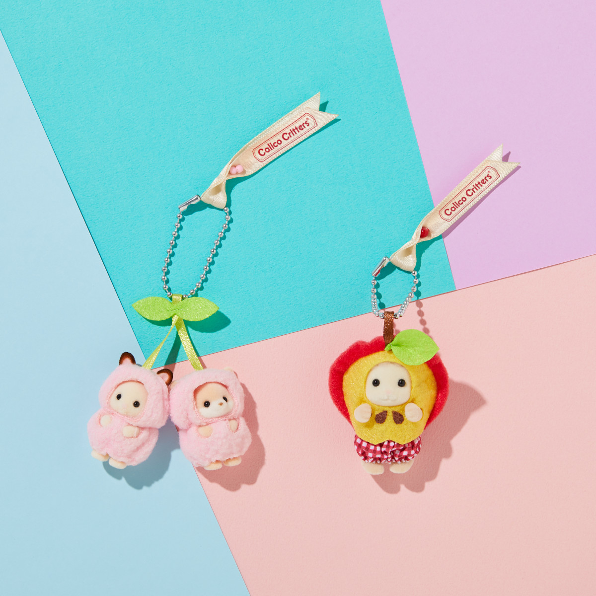 Calico Critters Key Chain -Cutie Cherries-