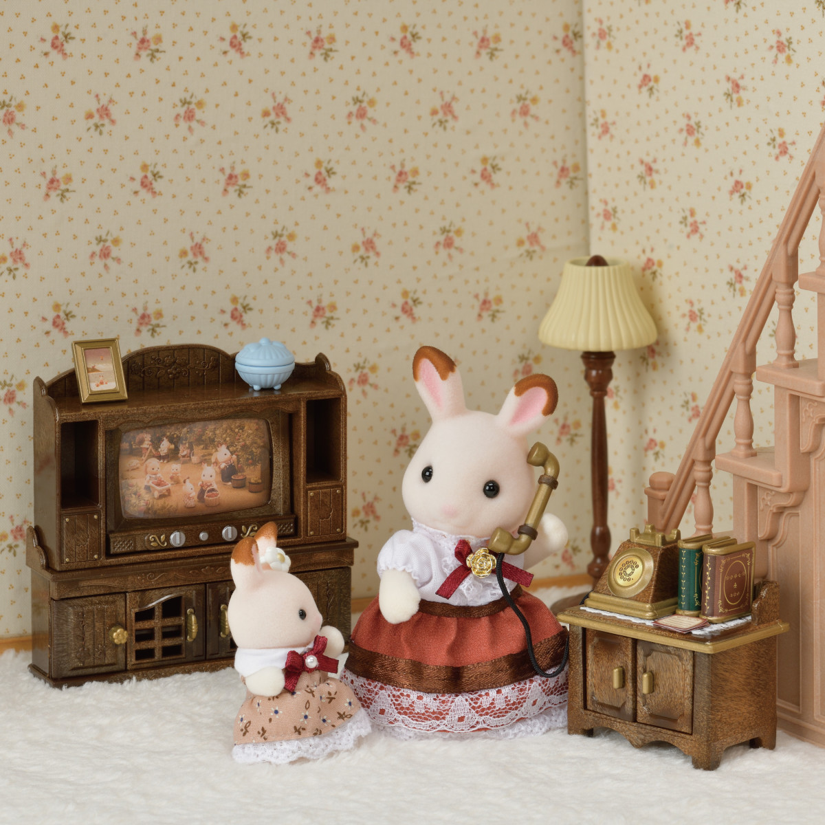 Classic Brown Television Telephone Set - Calico Critter Online Shop